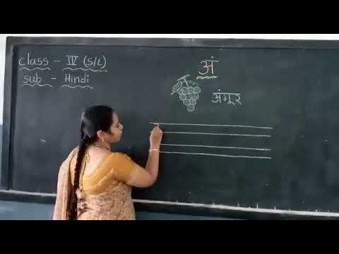 Date:22/09/20 Class:4 Subject : Hindi (S/L) Letter (ang se angoor ...