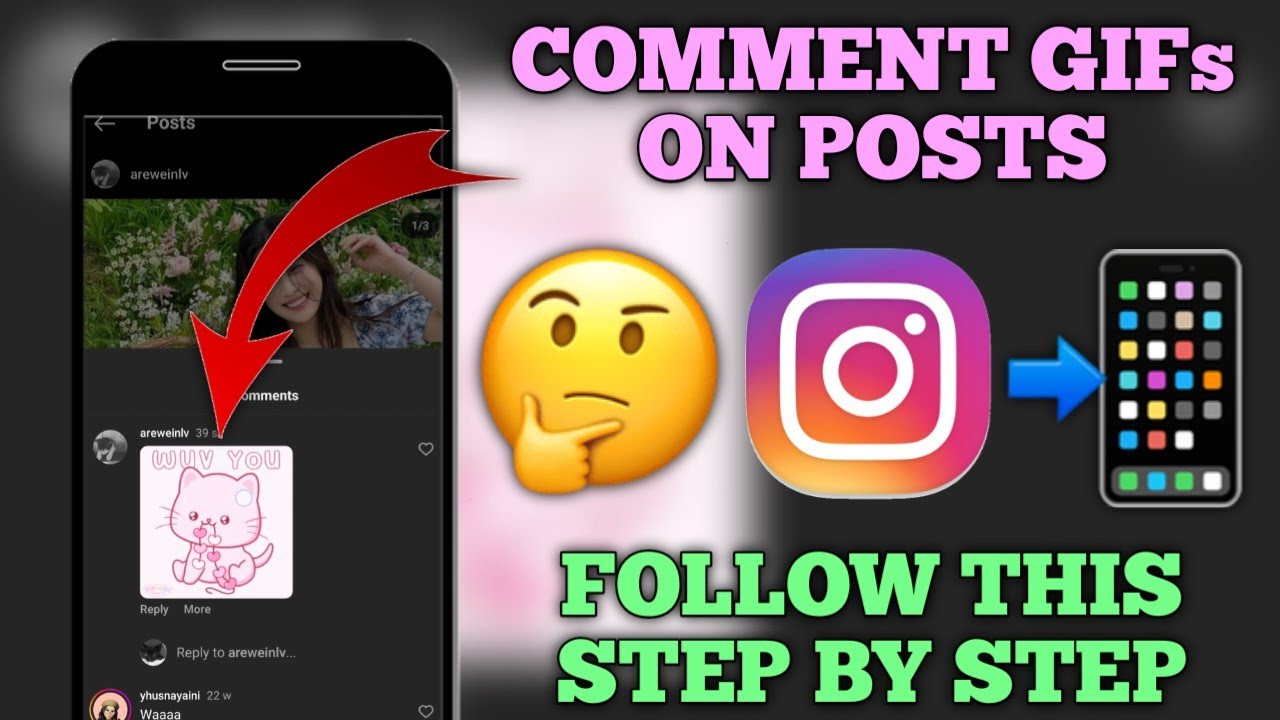 How to Allow GIFs Comment on Instagram - YouTube