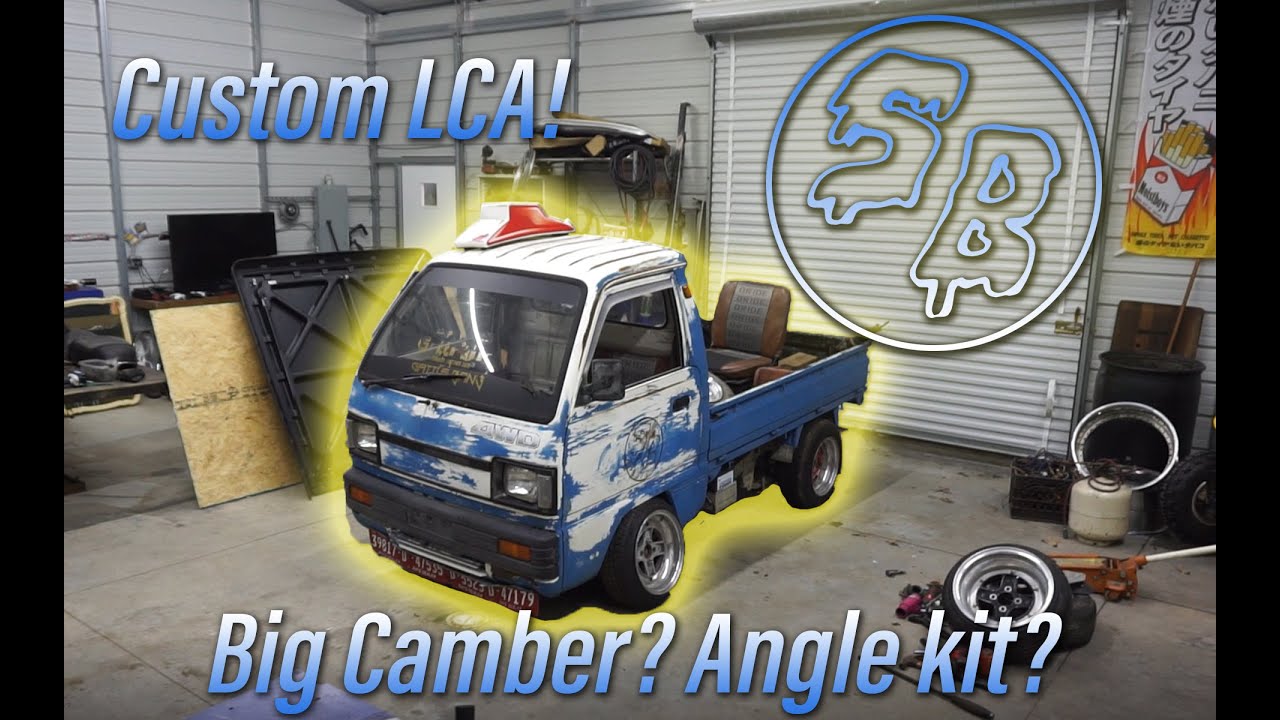 My Kei Truck gets MEGA CAMBER! (Custom LCA) - YouTube