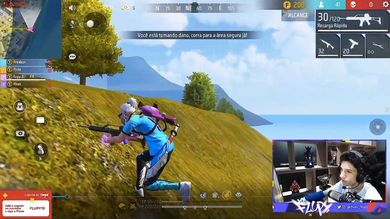 FLUPY solo levando o TIME INTEIRO da LOS 😯 - YouTube