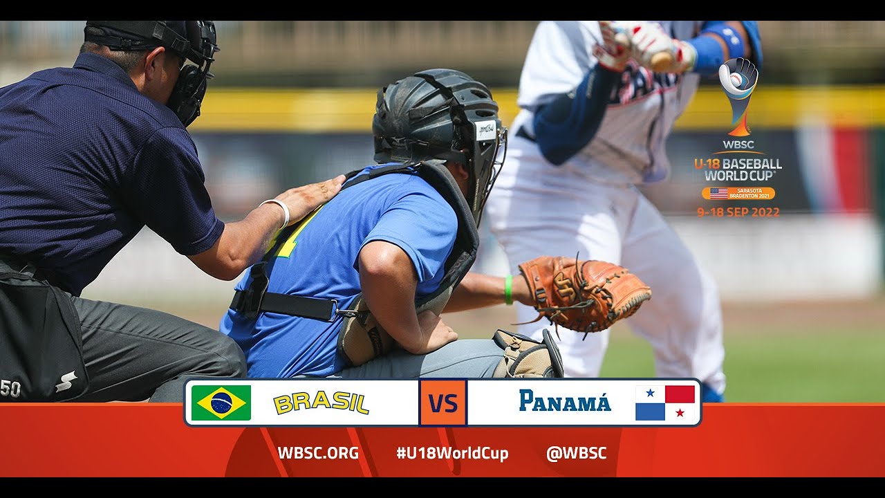 Highlights: 🇧🇷 Brazil vs Panama 🇵🇦 - WBSC U-18 Baseball World Cup ...