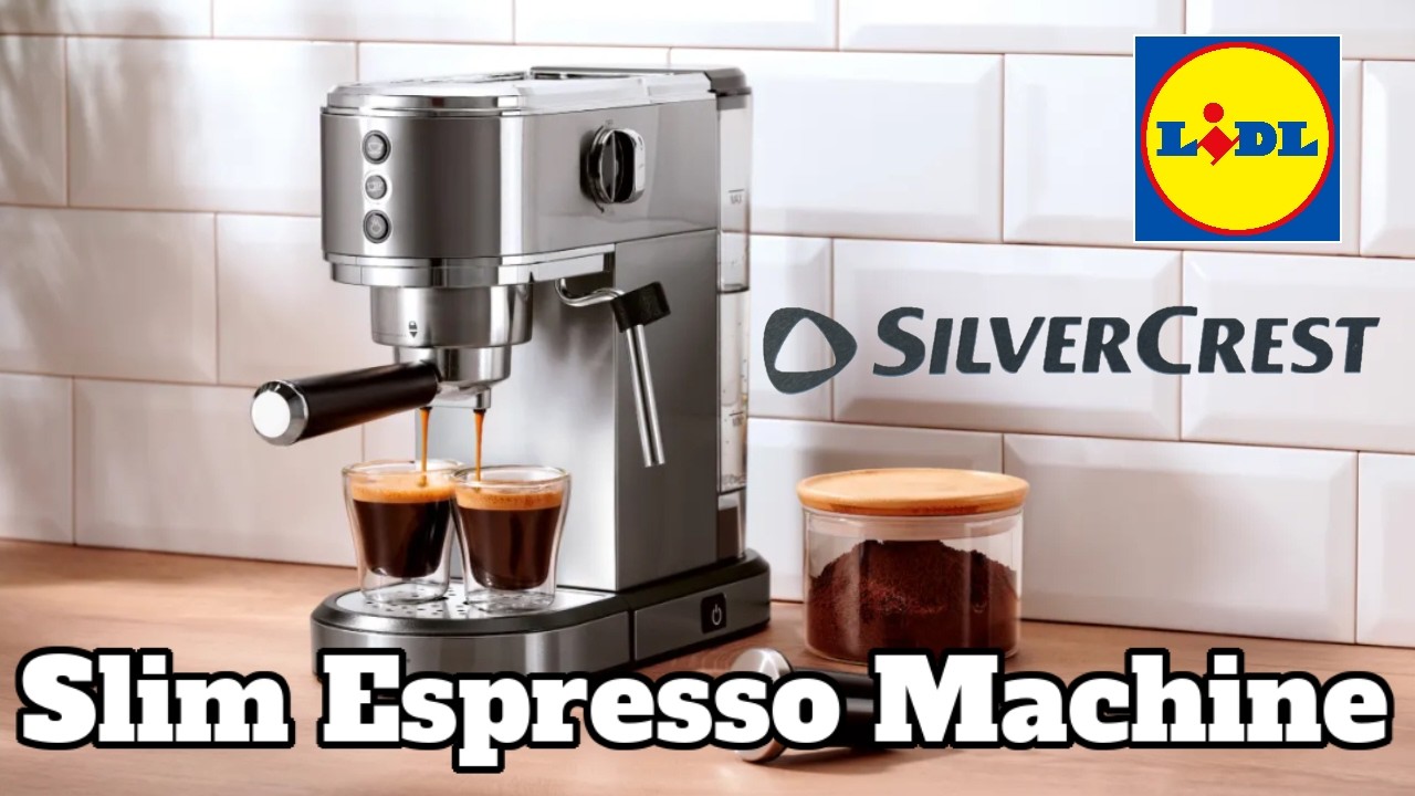 Lidl Slim Espresso Machine | 19 Bar BUDGET Coffee Test - YouTube