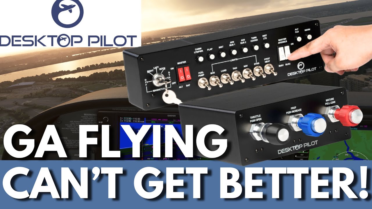 Ultimate GA Flight Sim Gear: Desktop Pilot’s TPM Throttle & Ignition ...