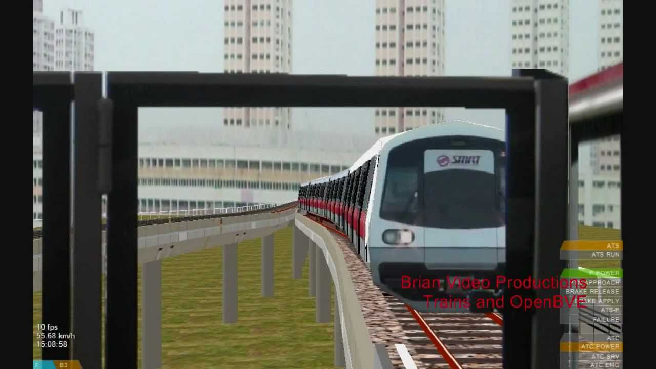 [OpenBVE] Kawasaki C151A 501-502 Arriving and Departing Bukit Batok ...