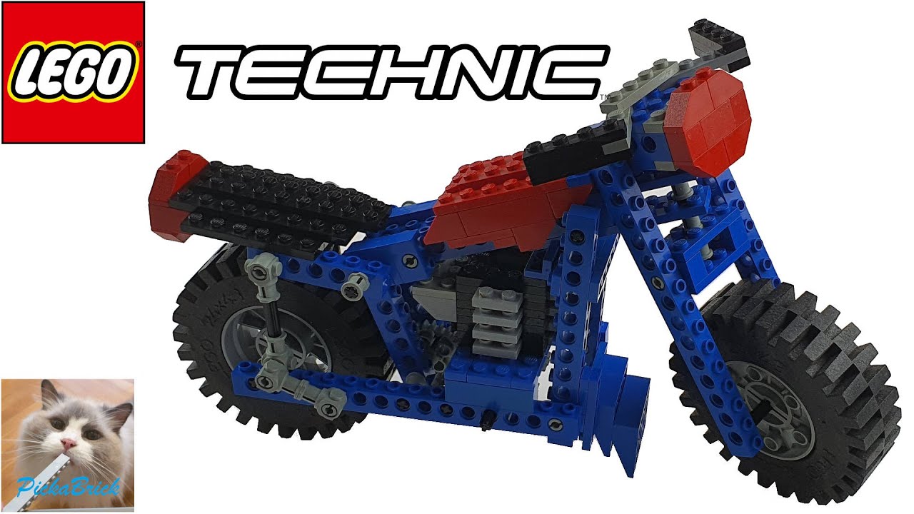 Lego alternate 857 Year released 1979 . Motorcycle, Lego Technic Speed Build - YouTube
