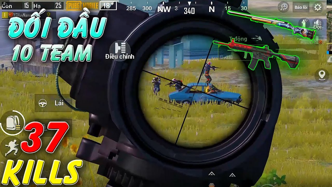 Trận Đấu Rank Cao Thủ Quá Căng Thẳng | Huy Nam Cầm M416 Scope 6x Càn ...