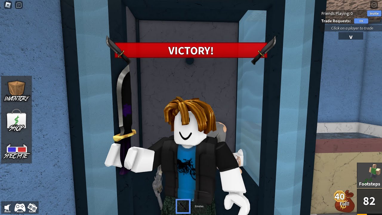 PLAYING MM2 AS A NOOB - YouTube