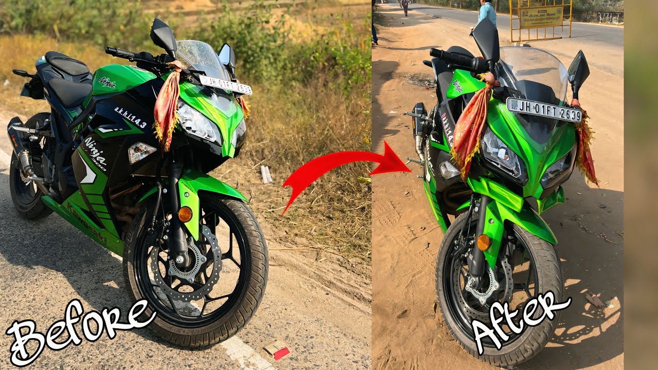 Ninja 300 Winglet Install || kawasaki || How to Install ? 2025 - YouTube