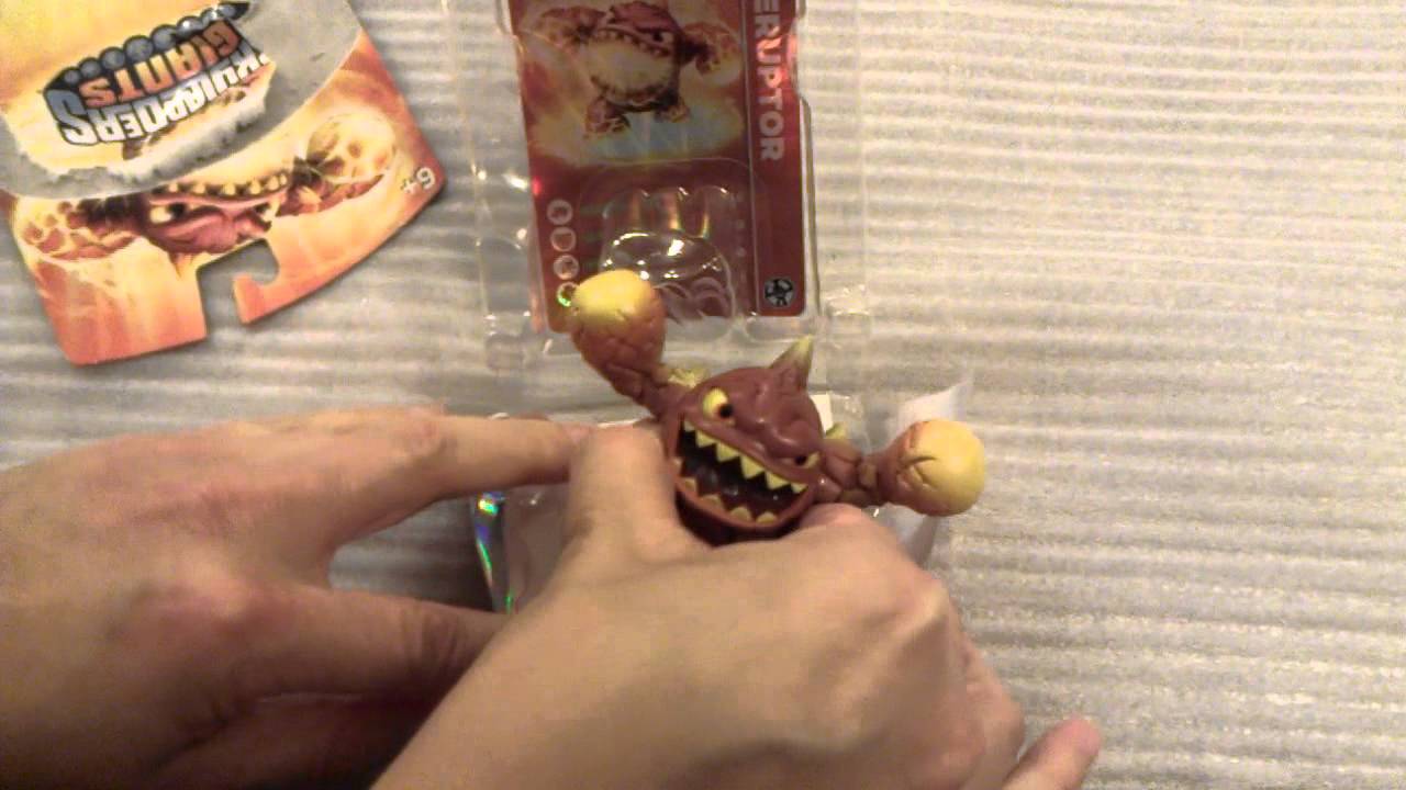 Skylanders: Giants LightCore Eruptor Character Unboxing and Preview ...