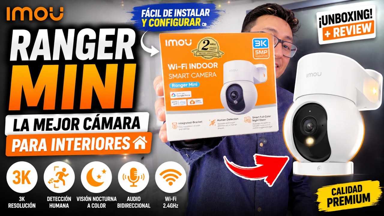 Cámara iMOU Ranger Mini 3MP o 5MP: Review y prueba real - YouTube