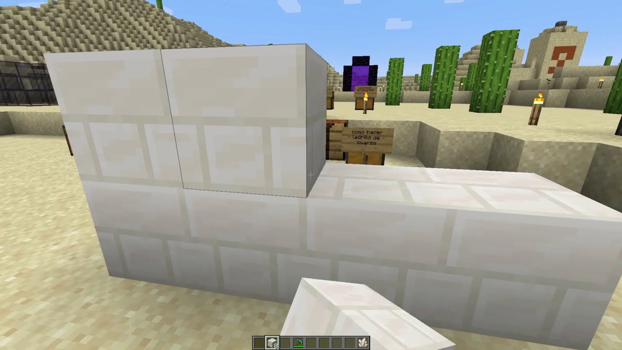 Minecraft 1.16 | Como HACER LADRILLOS De CUARZO - YouTube