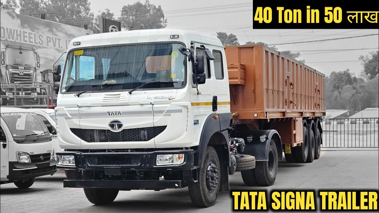 50 लाखा 18 चक्क Trailer 2025 Tata Signa 5530.S Tractor DLT Trailer|New ...