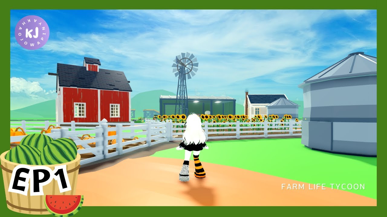 Roblox – EP. 1 | Farm Life Tycoon 🍈🍅🥕 - YouTube