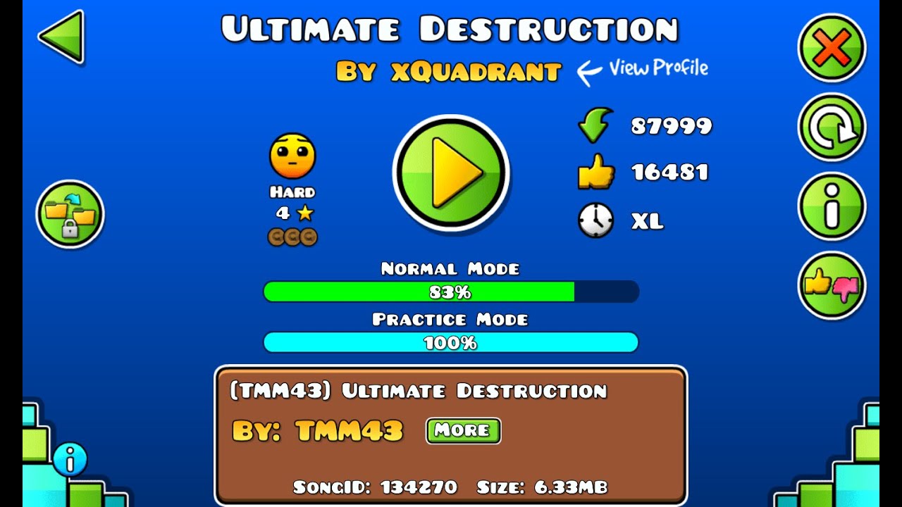 Geometry Dash Ultimate Destruction - YouTube