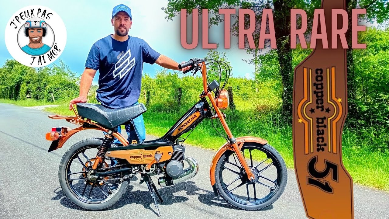 😱 La Mobylette la plus RARE 😱 MBK 51 Copper Black - YouTube