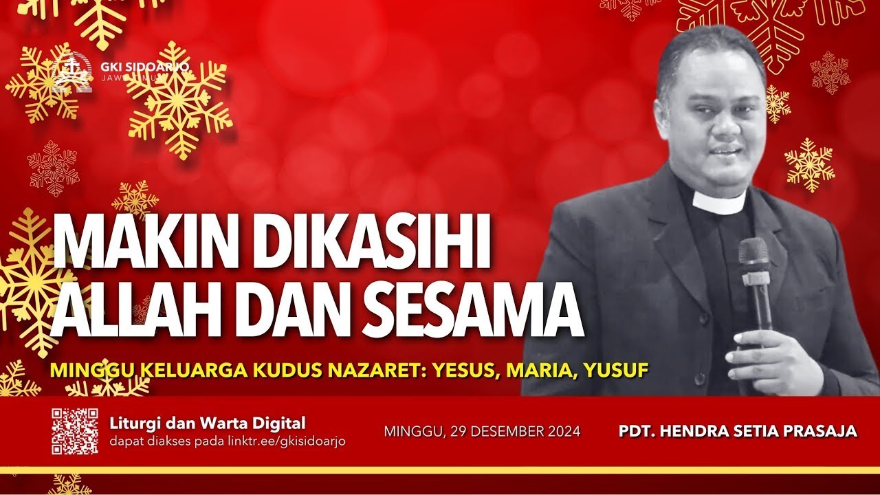 KEBAKTIAN MINGGU KELUARGA KUDUS: YUSUF, MARIA, YESUS | Minggu, 29 ...