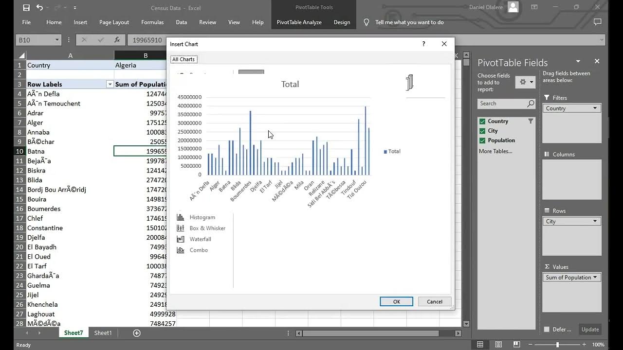 PIVOT TABLE - Excel Tutorial - YouTube