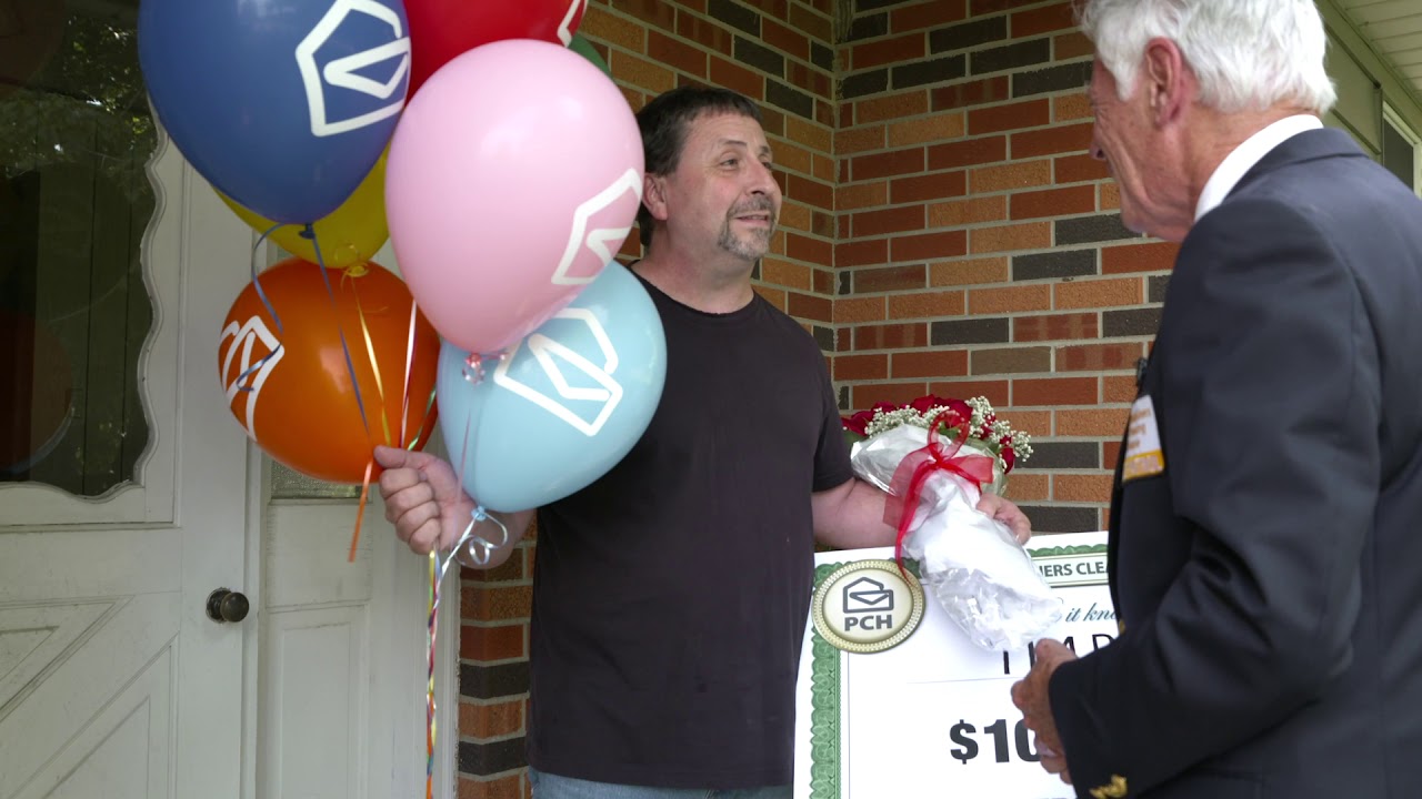 PCH Sweepstakes Winner: Tim Roush From Rosendale, MO Wins $10,000 - YouTube