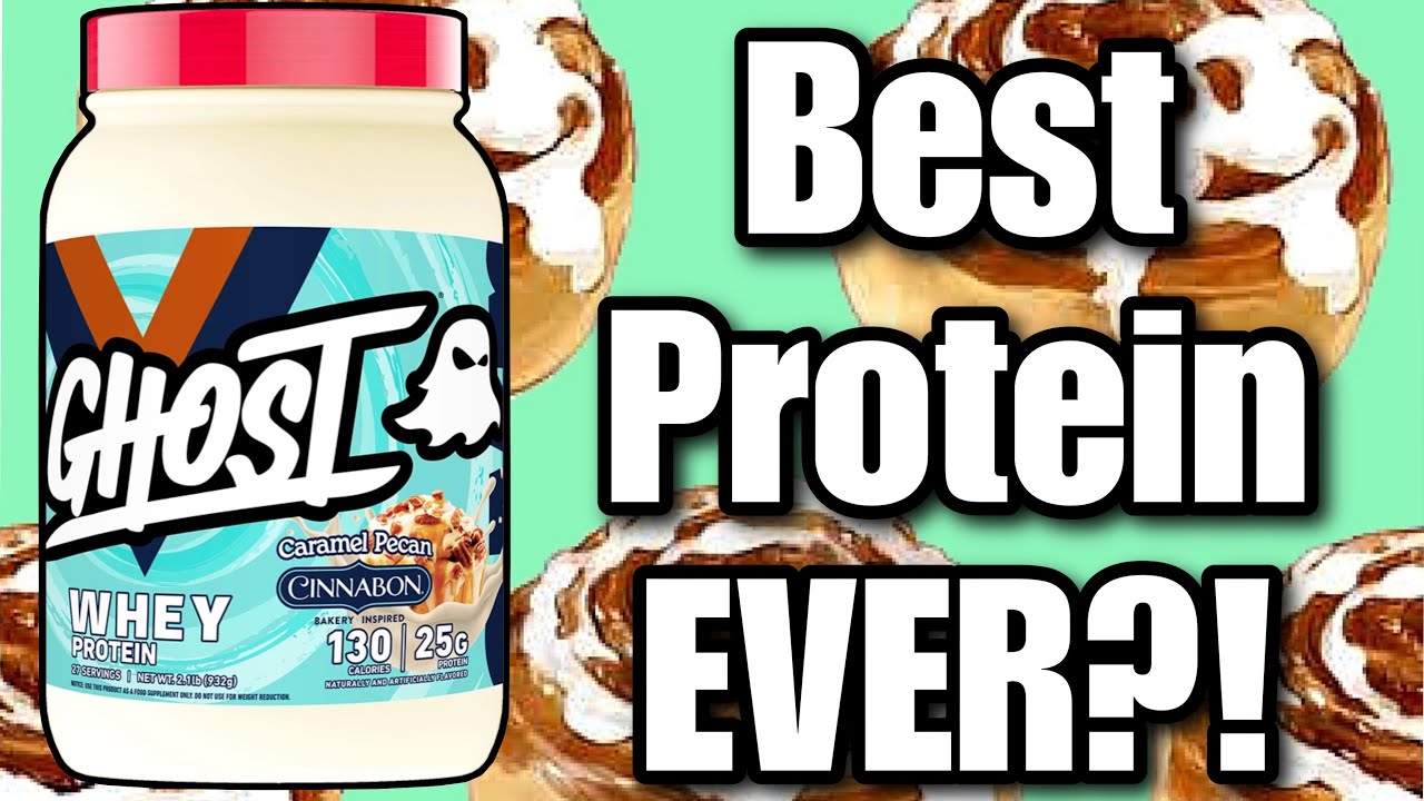 THE BEST PROTEIN POWDER EVER!? | Ghost Cinnabon Caramel Pecan Whey ...