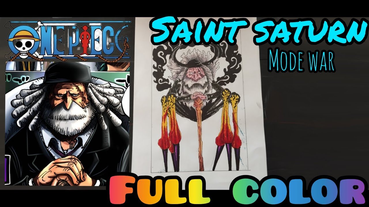 drawing proces/full color/coloring process/manga drawing//saint saturn ...