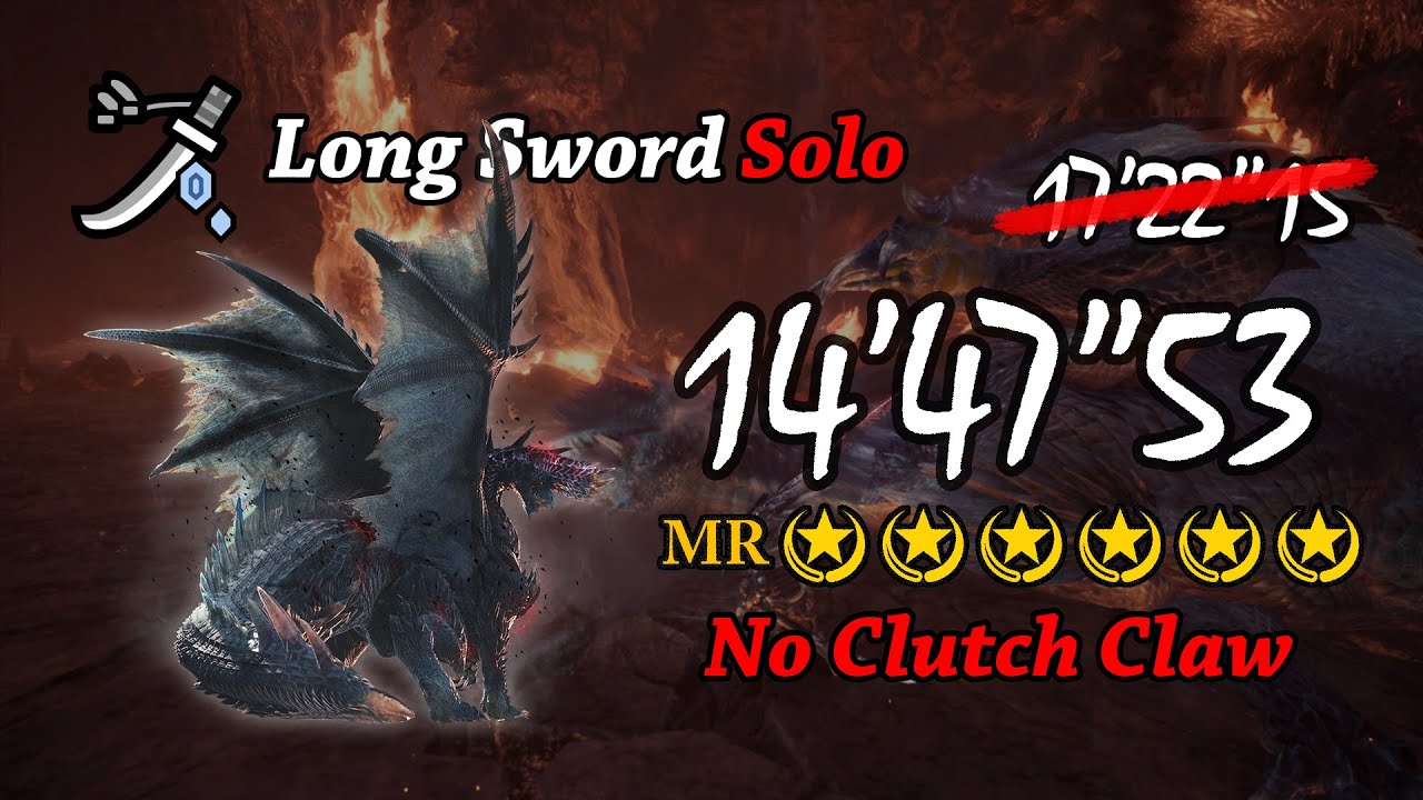 MHW:I | Alatreon 14'47"53 (Long Sword Solo | NO Clutch Claw) - YouTube