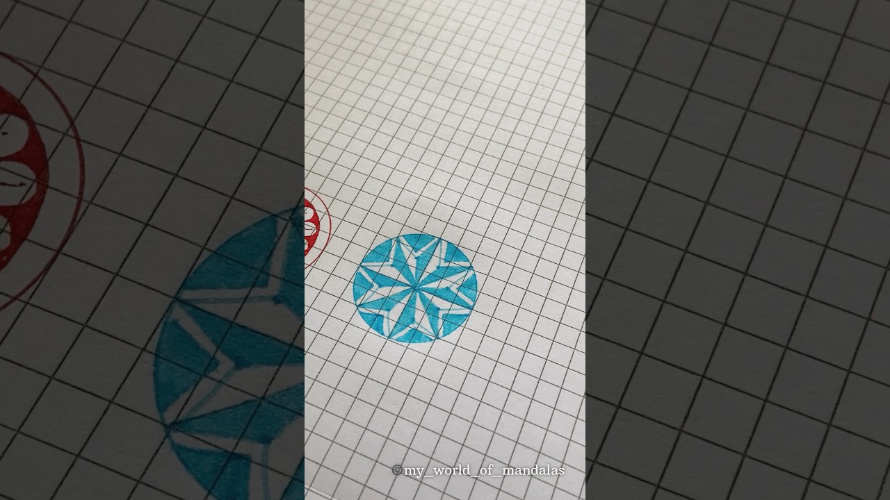 MANDALA CENTER PATTERNS | MINI MANDALAS (5/50) | Madala for beginners ...