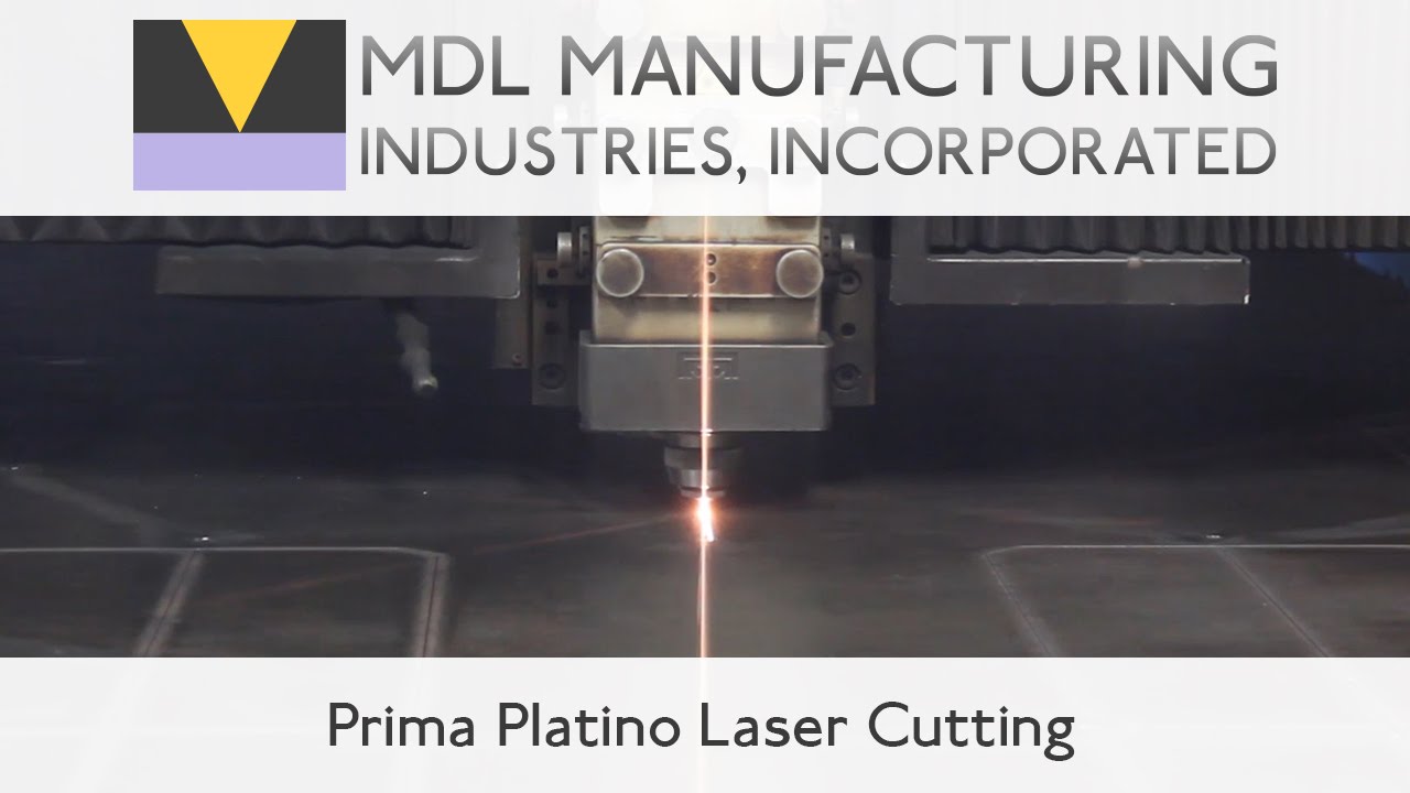 Prima Platino 2040 Laser Cutting - YouTube