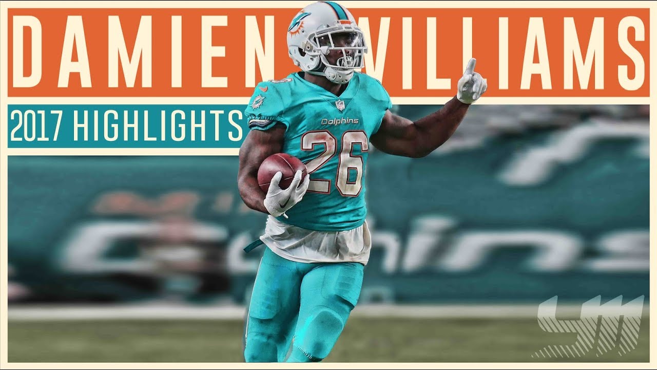 Damien Williams 2017 Miami Dolphins Highlights - YouTube