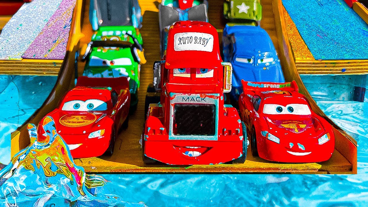 More than 50 Toy Cars Mini Car & Big Mac Trailer | Car Videos For Kids ...