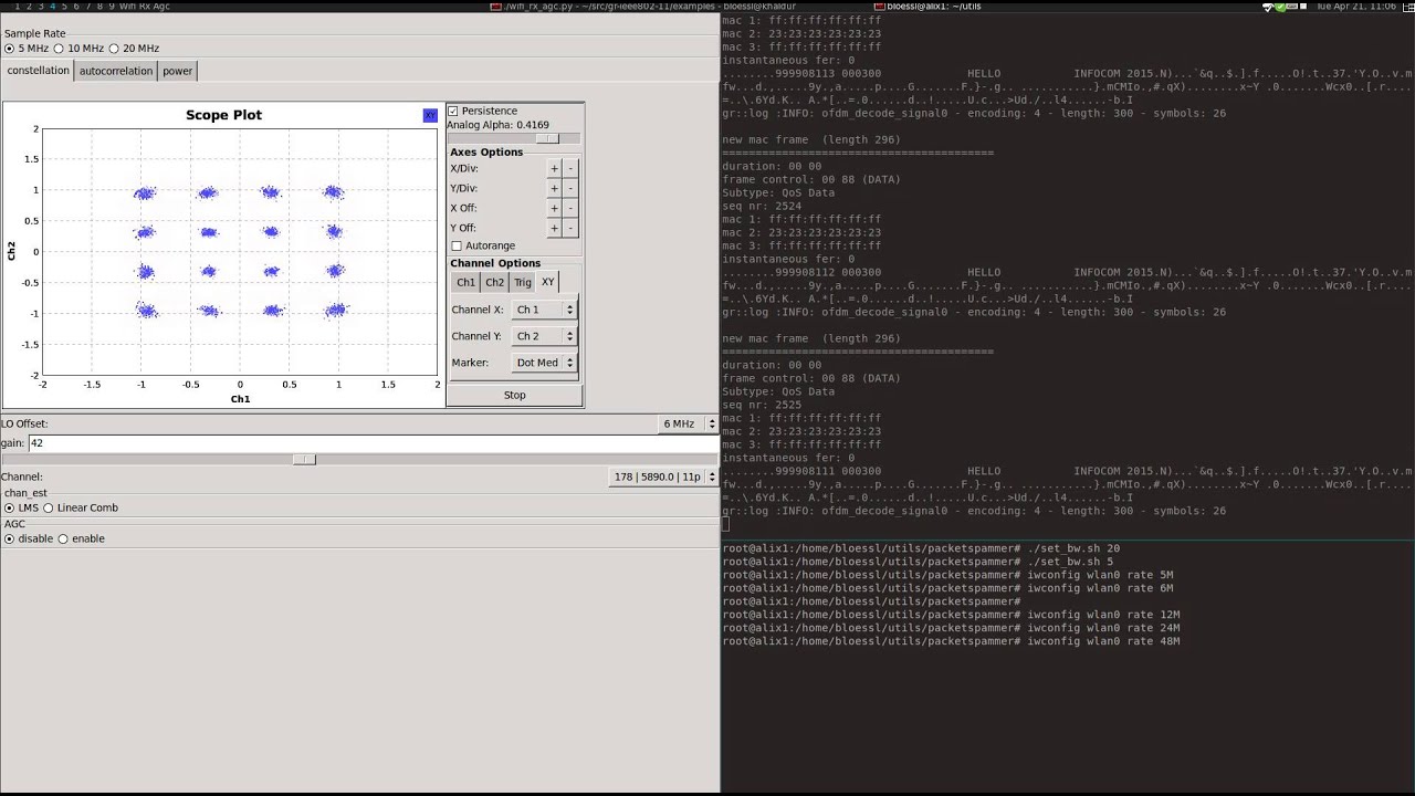 Gnu Radio Wifi Reception Youtube