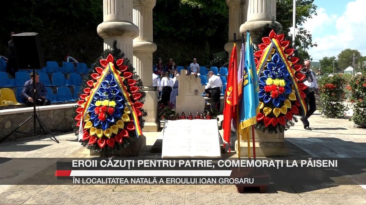 Eroii căzuți pentru patrie, comemorați la Păiseni, în localitatea ...