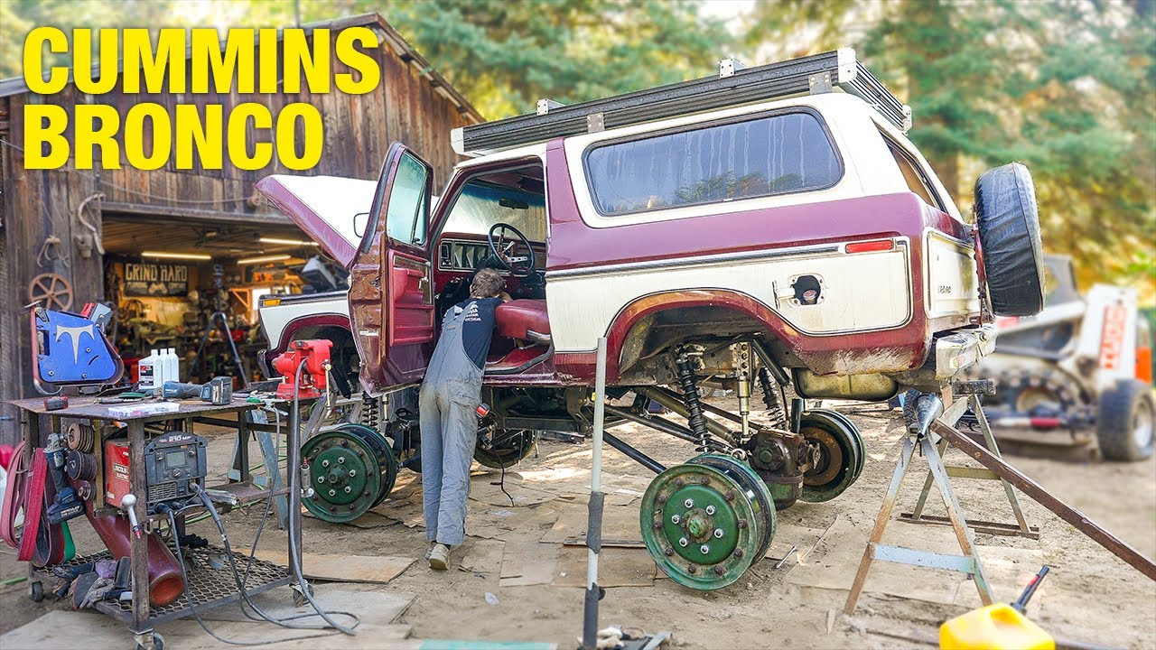Building a Mega Truck in our Driveway! - YouTube