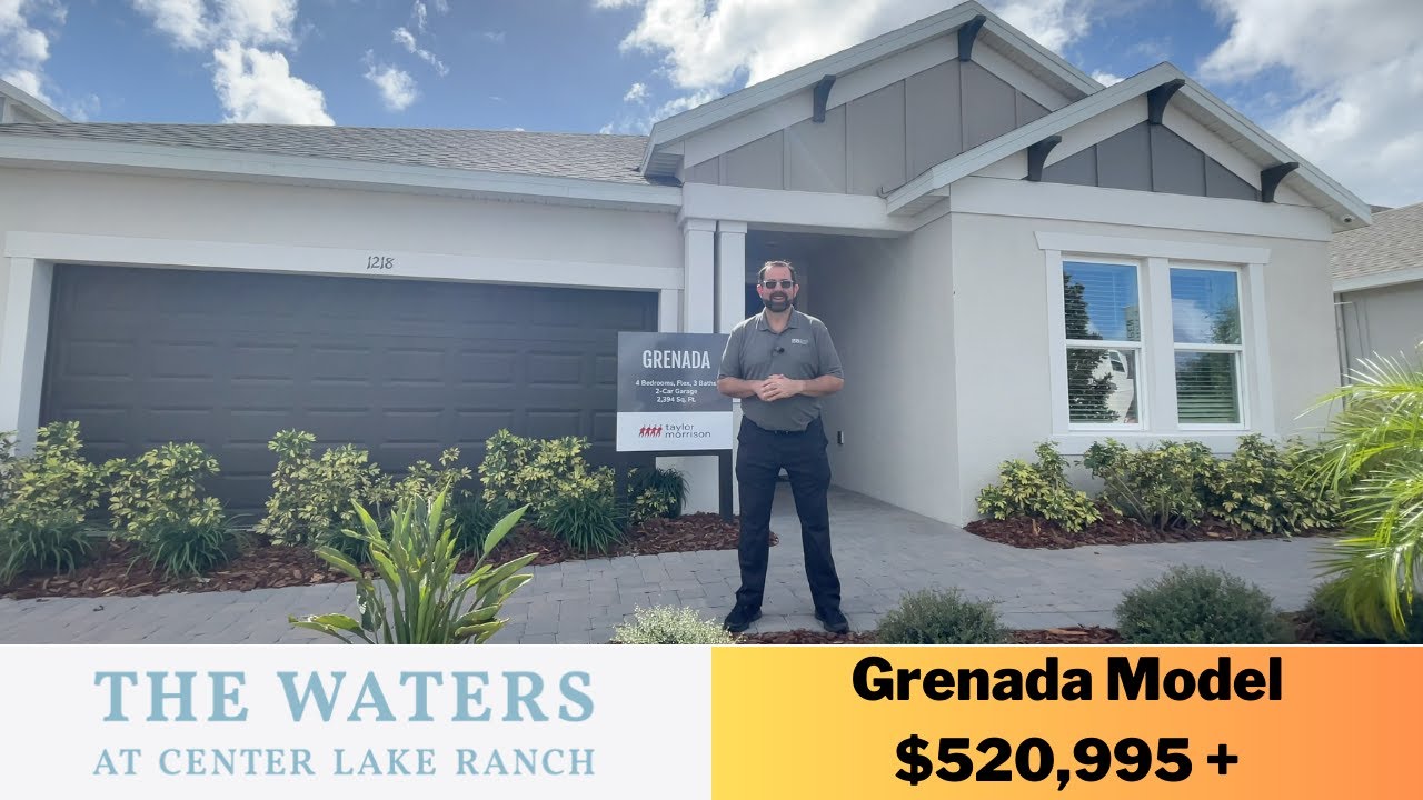 Taylor Morrison, The Waters at Center Lake Ranch, Grenada Model, St ...
