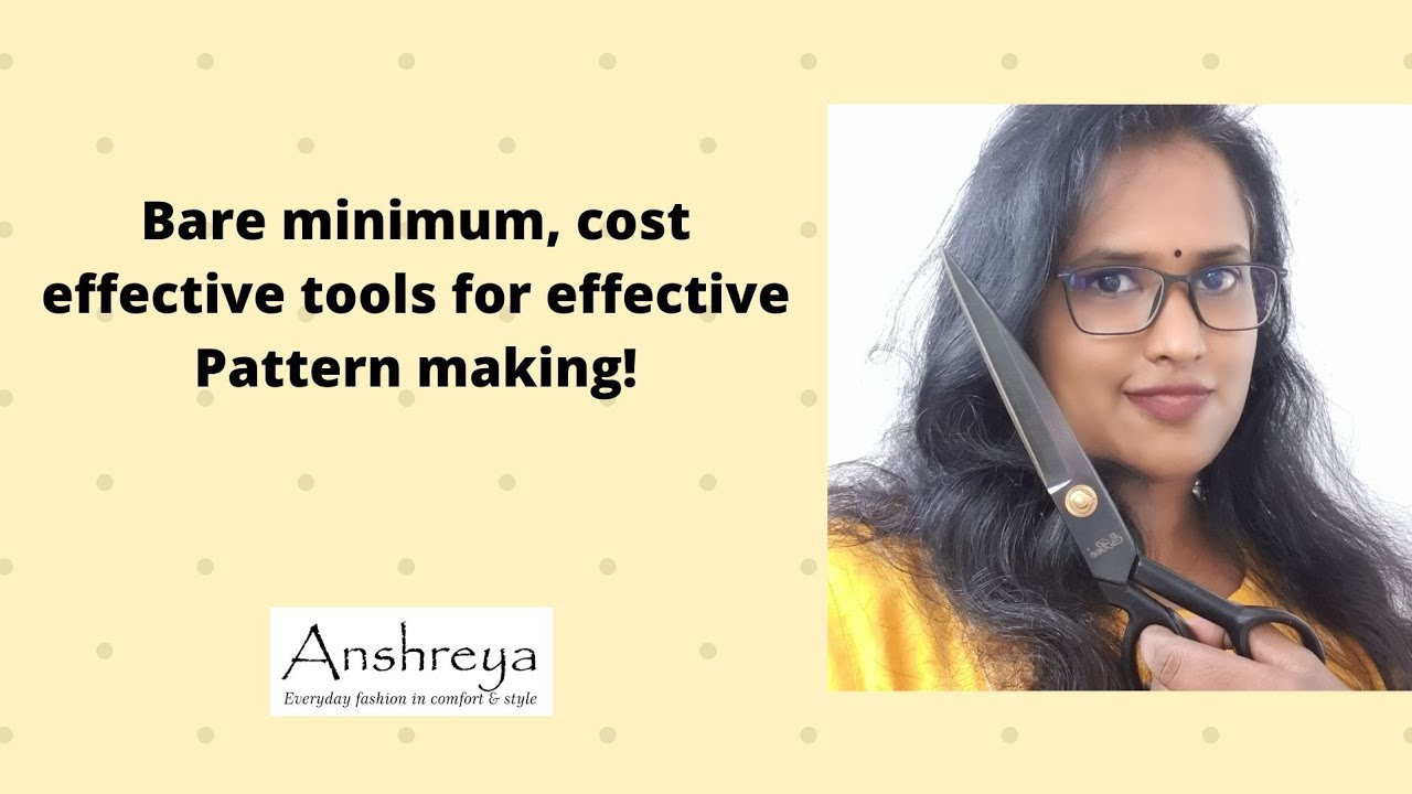 Pattern making tools (Tamil) - cost effective and efficient tools for beginners & experts! - YouTube