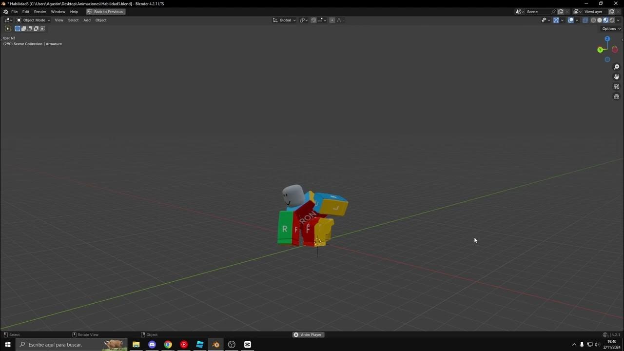 Day 29: Making Animations in Blender | Roblox - YouTube