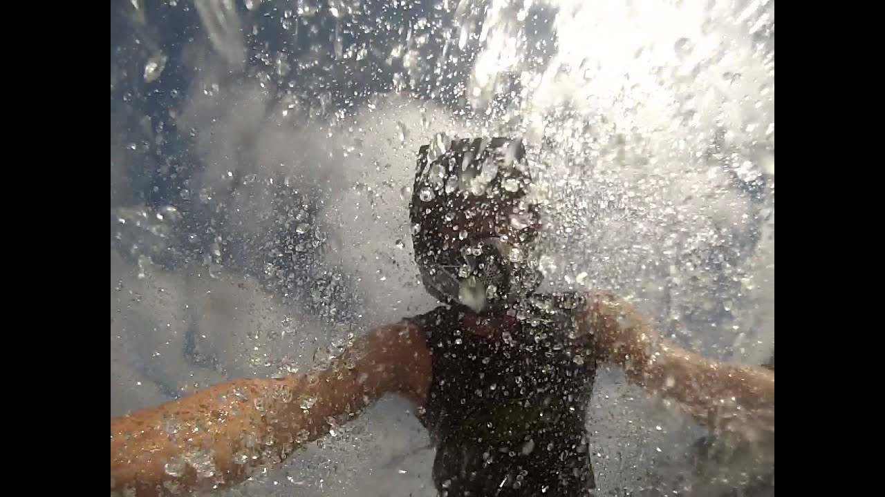 Going through a 4 foot deep puddle GoPro - YouTube