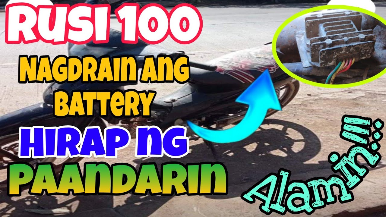 RUSI 100 Biglang Nag Drain ang Battery, Tumirik ang Motor at Hirap ng ...