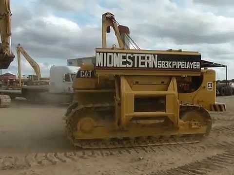 Caterpillar 583K Pipelayer Video 4 - YouTube