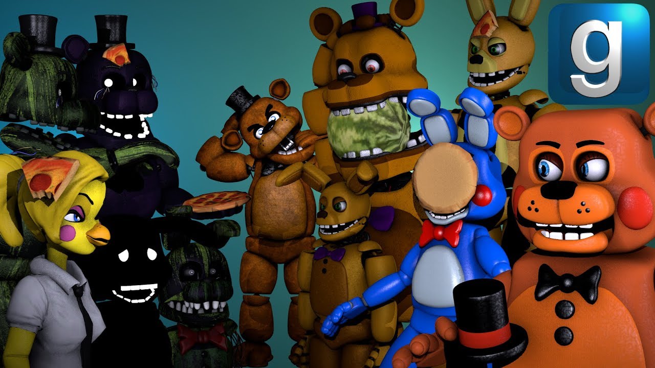 Gmod FNAF | Food Fight - YouTube