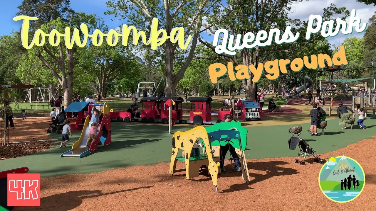 DU LỊCH ÚC [4K] - SÂN CHƠI QUEENS PARK TOOWOOMBA PLAYGROUND - YouTube