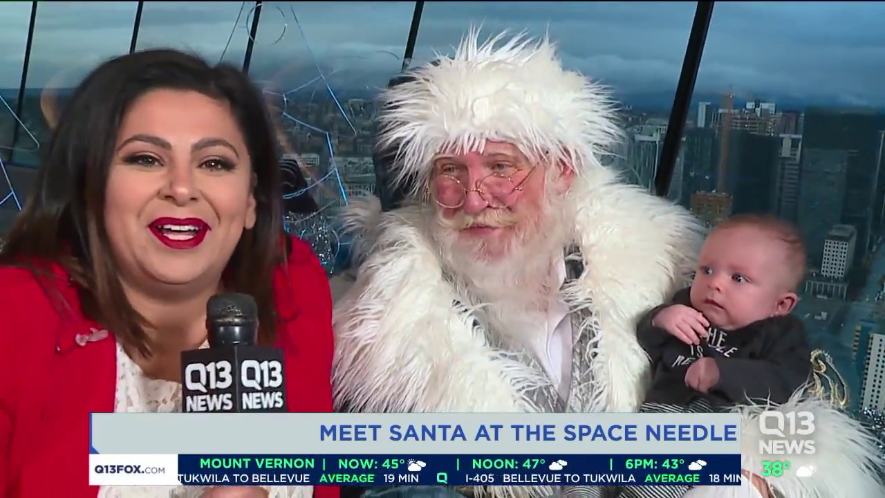 Baby Meets Santa at the Space Needle - YouTube