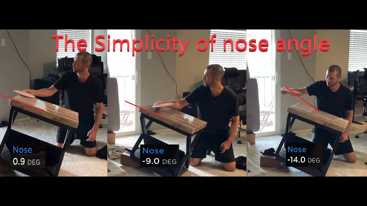 The simplicity of nose angle - tech disc tests - YouTube