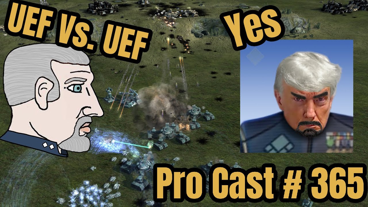 🤠UEF Vs. UEF🤠Supreme Commander 2 Pro Cast # 365 1v1 on Open Palms ...