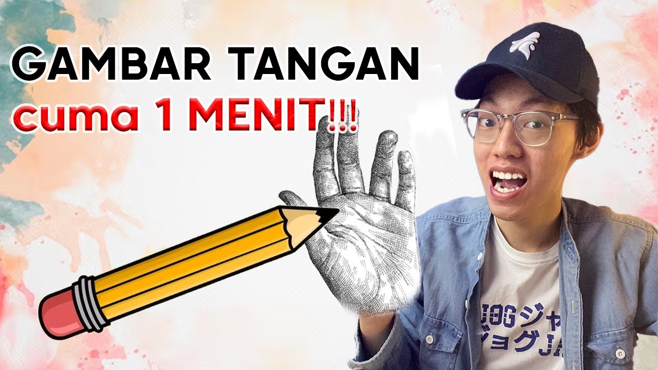 TUTORIAL GAMBAR TANGAN dalam 1 MENIT! - YouTube