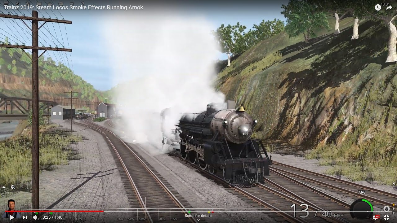 Trainz 2019: Steam Locos Smoke Effects Running Amok - YouTube
