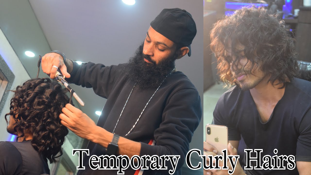 curly hair for men tutorial - YouTube