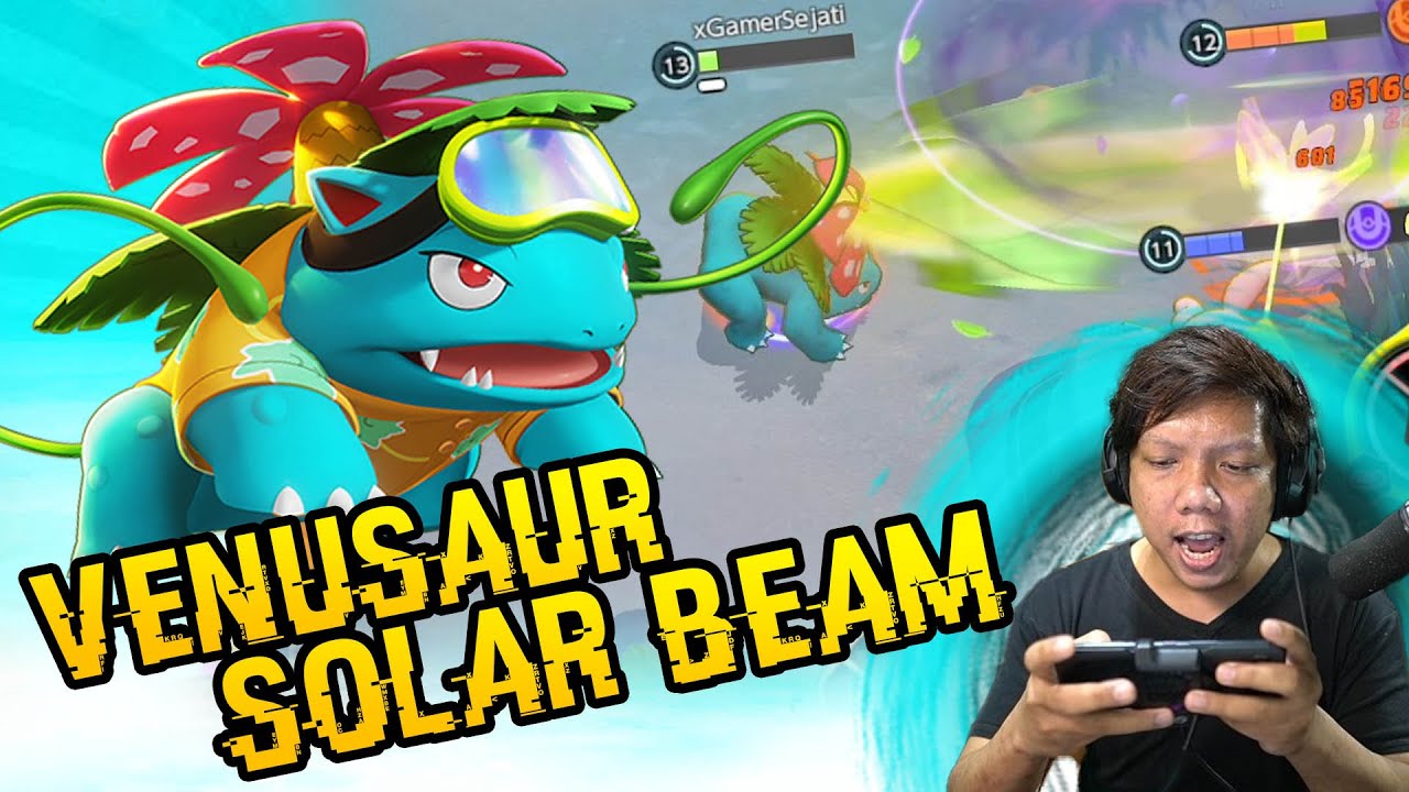VENUSAUR SOLAR BEAM THE NEXT META? | Pokemon Unite Indonesia - YouTube