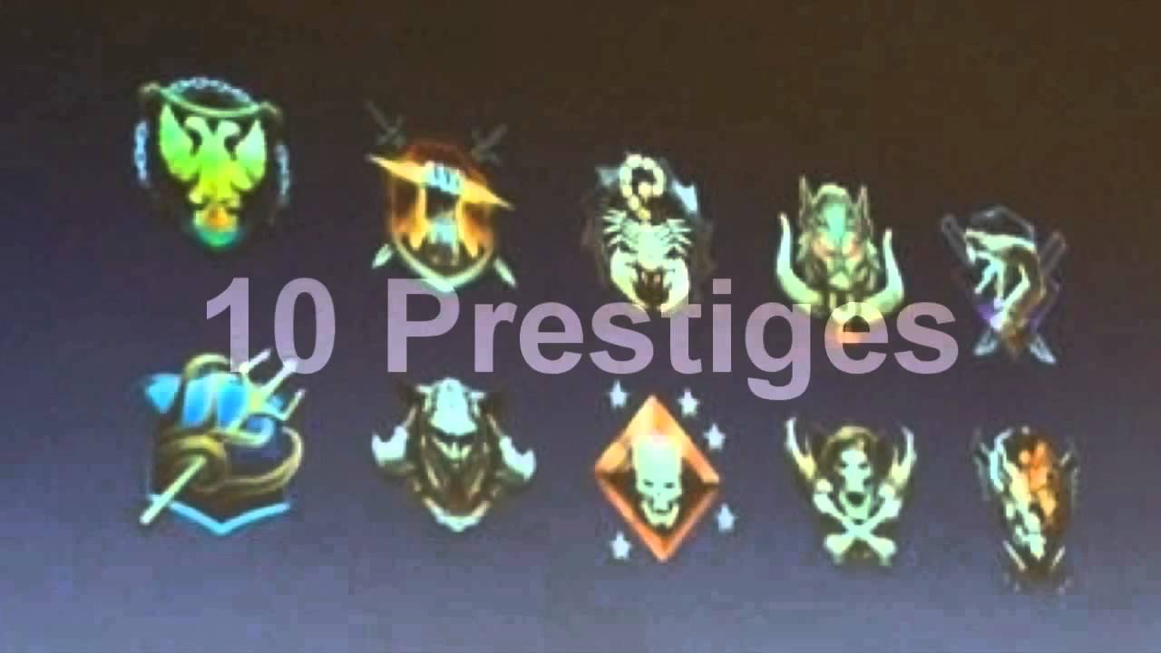 Black Ops 2 Prestige Emblems (1-10) - YouTube