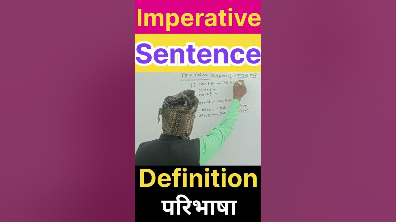 Imperative Sentence|Definition|#imperativesentence #imperative # ...