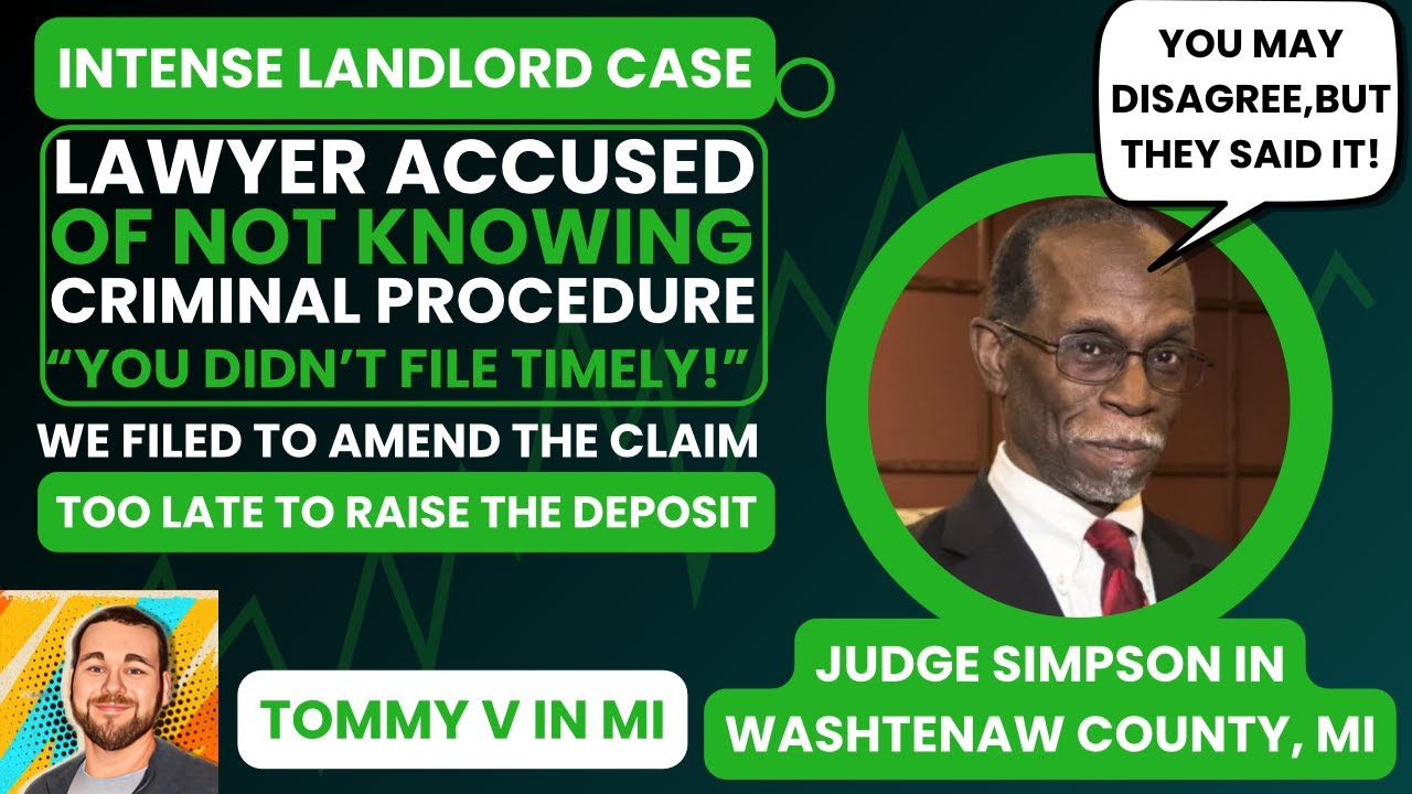 Judge Simpson unloads on incompetent attorney in LL/T, accused the ...